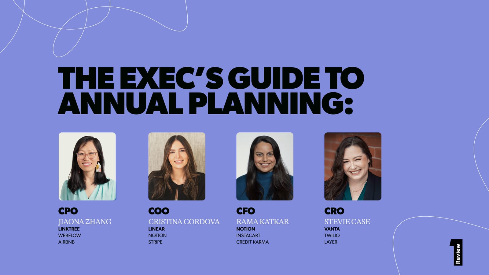 Annual Planning Sucks — A CPO, CRO, CFO, and COO Share Advice on How to ...